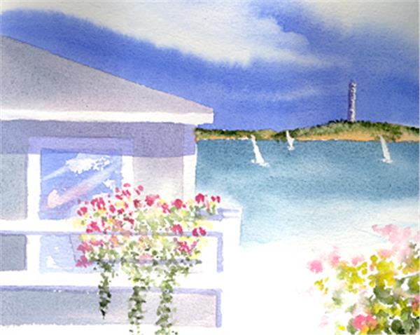 Provincetown Summer Color- Original, Prints, Notes Available