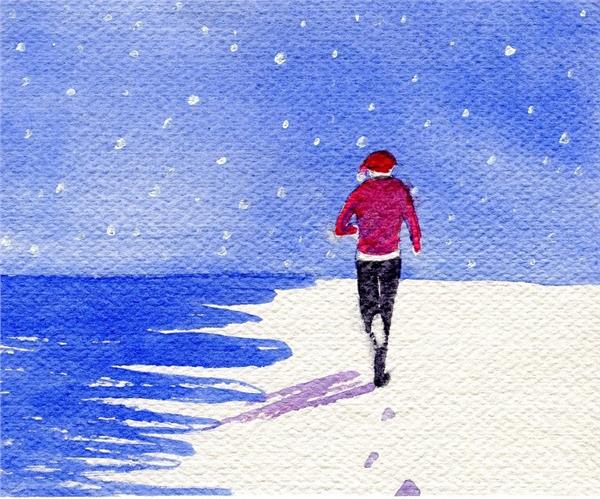"Holiday Runner" Boxed Christmas Cards