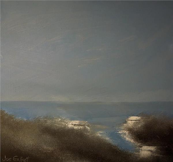 Three Cottages by Cape Cod artist Joe Gallant